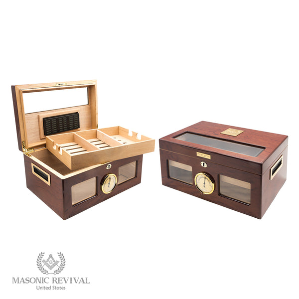 Masonic Humidor // 120 Cigar - Masonic Revival