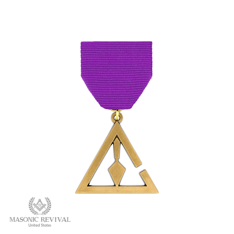Cryptic Council Breast Jewel - Masonic Revival